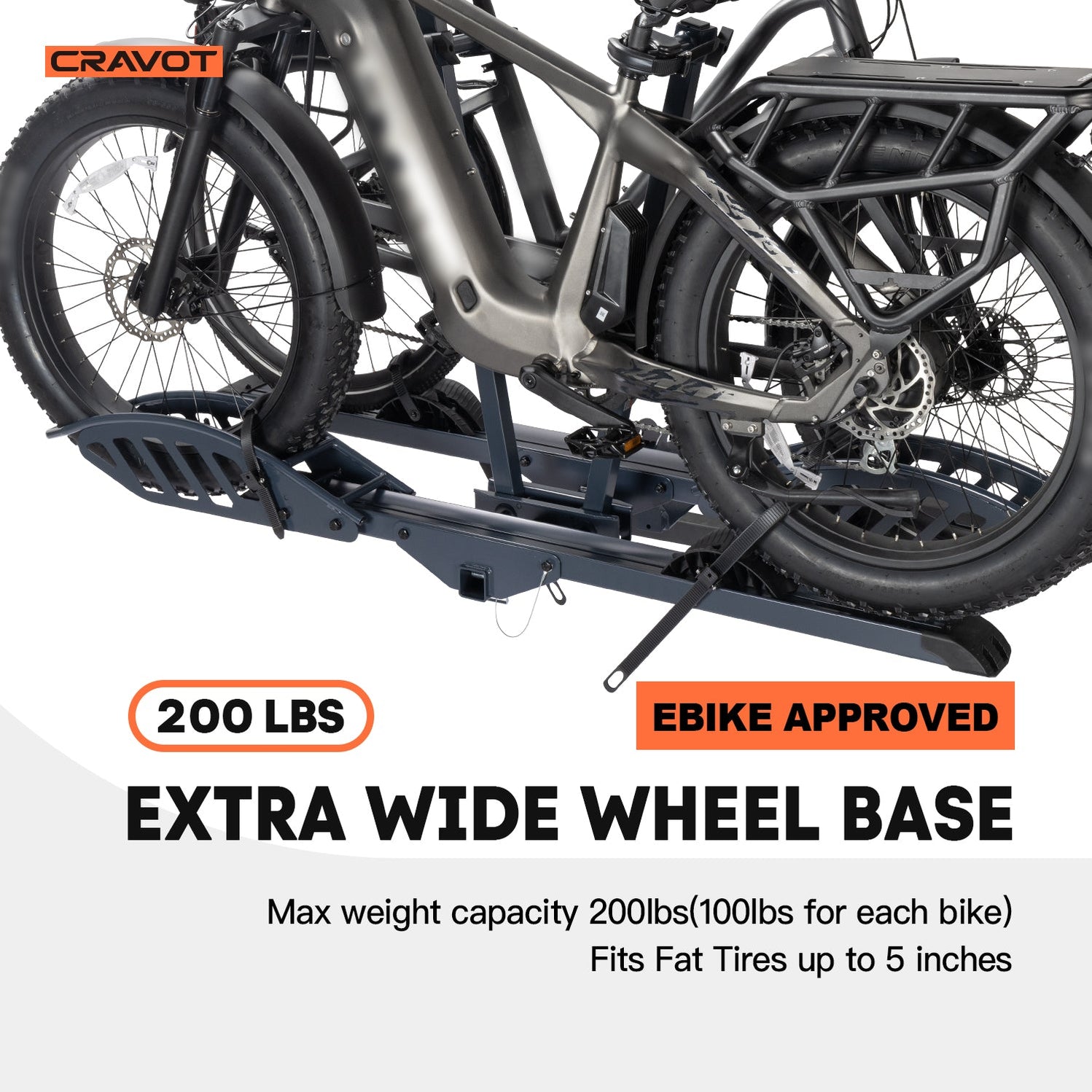 CRAVOT CyberRack E2 Hitch Bike Rack — Derand Motorsports